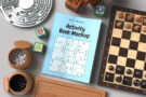 Activity book cover mockup - Rami's Design