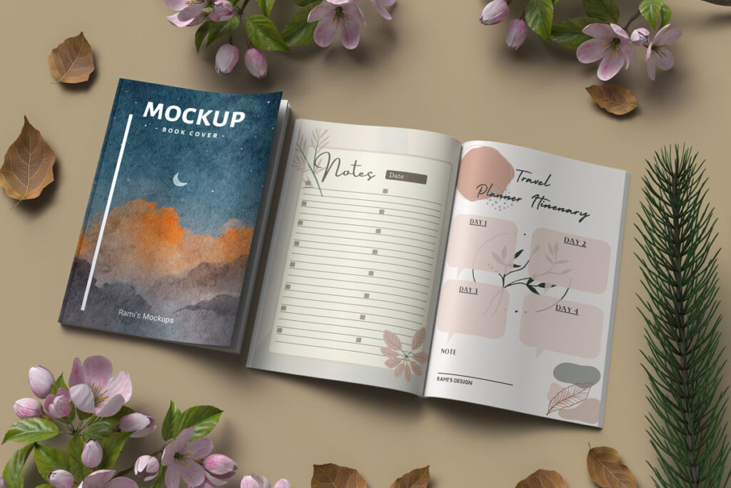 Open and closed 6 x 9 book mockup - Rami's Design Open and closed 6 x 9 book mockup - Rami's Design