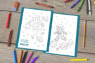 8.5 X 11 Coloring Pages Mockup PSD and JPG - Rami's Design