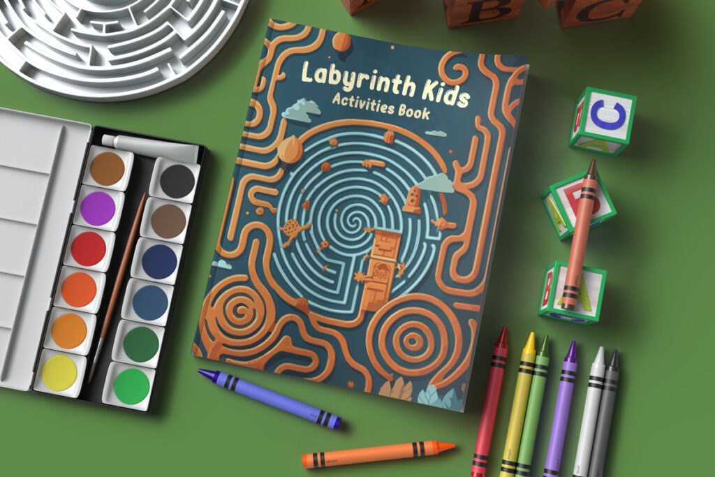 Labyrinth Kids Activities Book Cover - Rami's Design