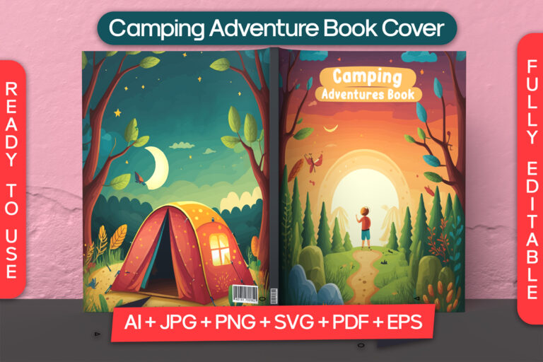 Camping Adventures Book Cover - Rami's Design