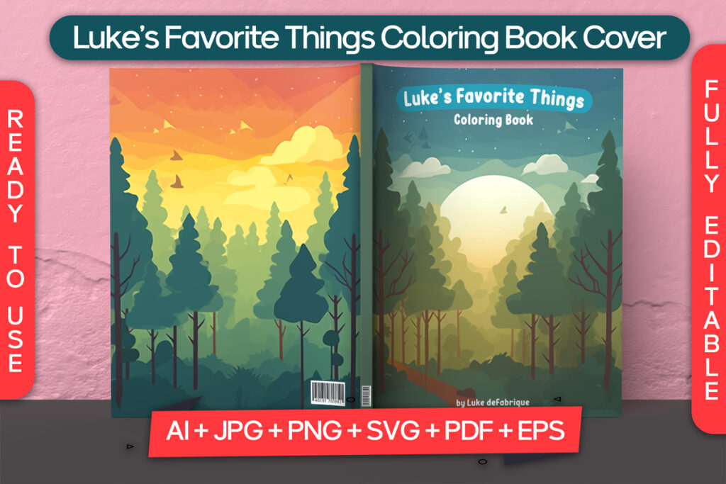 Luke’s Favorite Things Coloring Book 3 - Rami's Design
