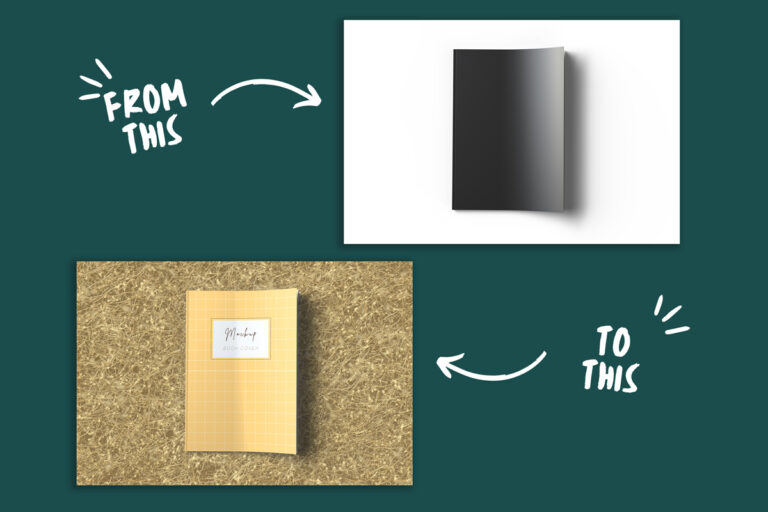 7 X 10 Inch Book Cover Mockup - Rami's Design