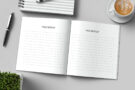 Square Book Pages Mockup PSD - Rami's Design