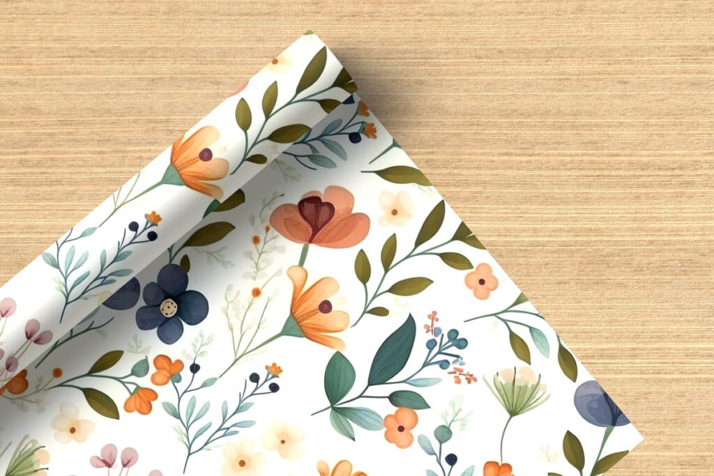 Wrapping Paper Mockup for Branding - Rami's Design