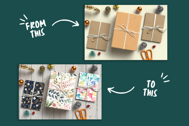 Pattern Paper Mockup for Branding - Rami's Design