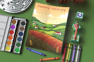 Country landscape book cover bundle - Rami's Design