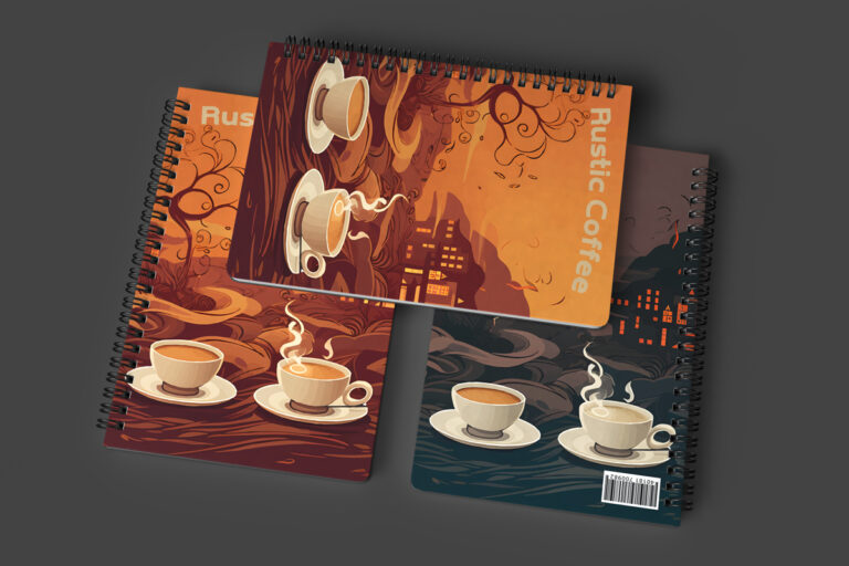 Coffee-themed book cover Bundle - Rami's Design