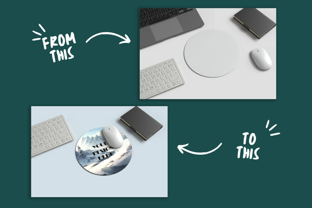 Mouse Pad Branding Template Mockup - Rami's Design