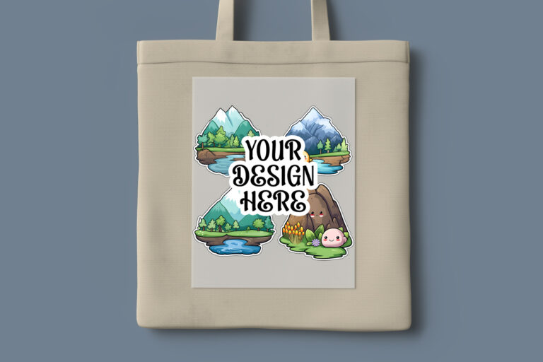 DTF Transfer Tote Bag Mockup - Rami's Design